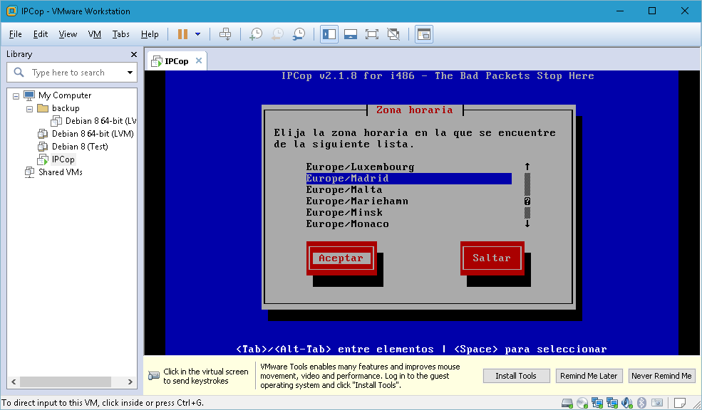 Configurar IPCop como encaminador NAT (Router) | ZeppelinuX