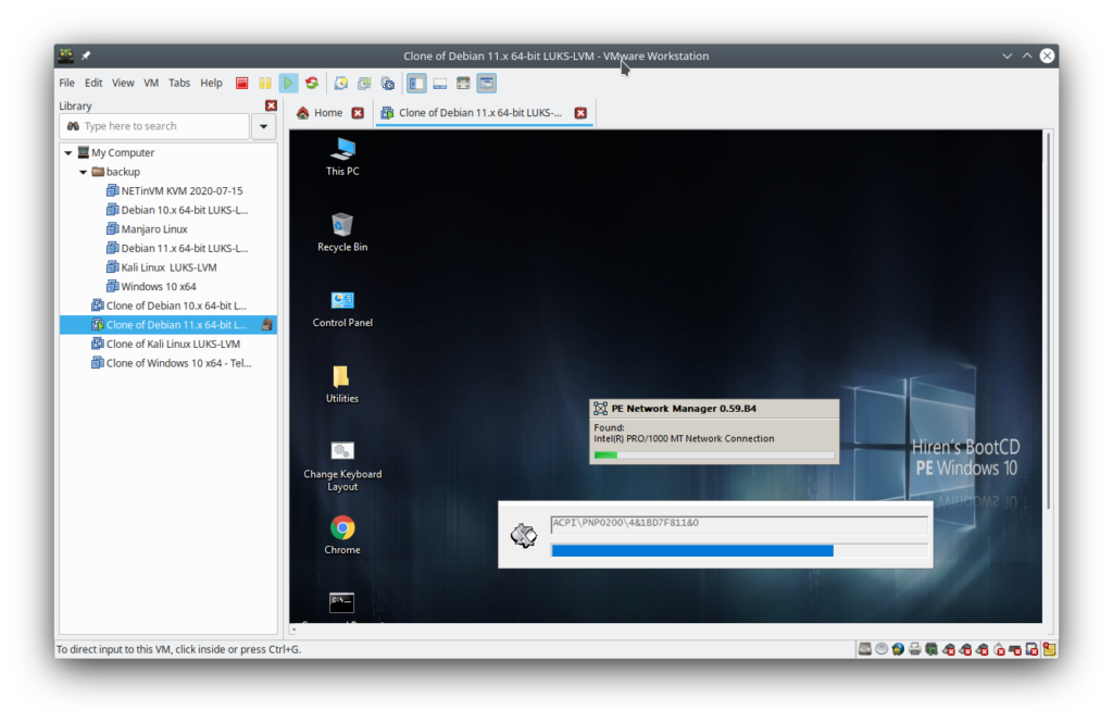 VMware: Arrancando desde imagen ISO | ZeppelinuX